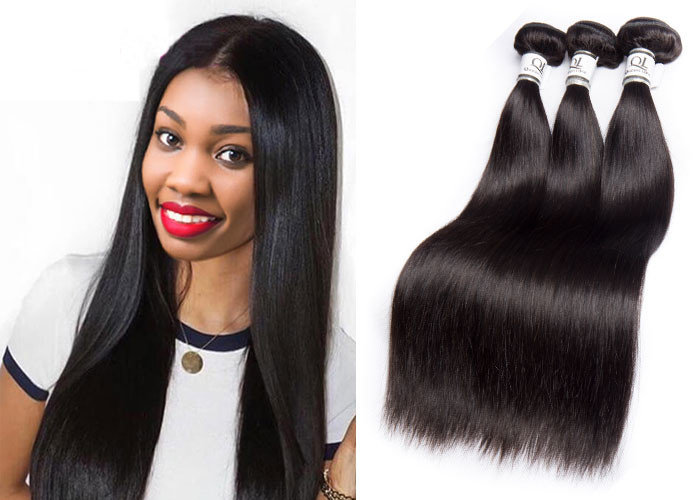I 100 pacchi brasiliani comodi dei capelli umani per le ragazze nere hanno personalizzato la lunghezza