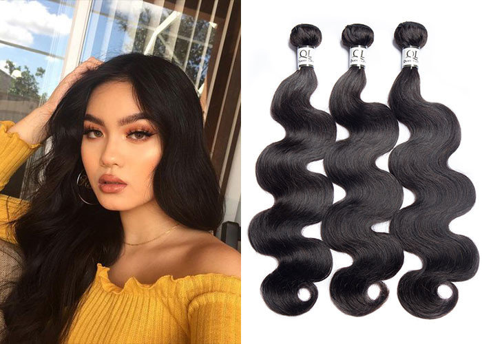 I capelli non trattati comodi di Wave del corpo impacchettano resistente di acqua dei pc dei capelli umani 3