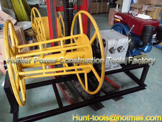 Diesel Engine Powered Winch Cable Pulling Winch Machine