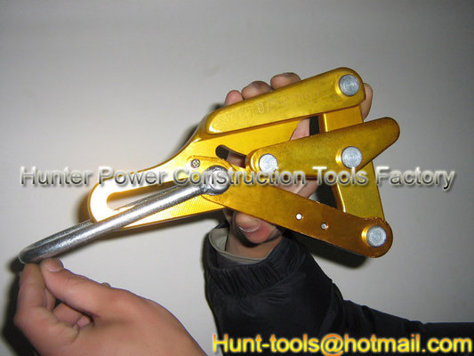 Grip safety clamp Clamping tool for copper and steel wire