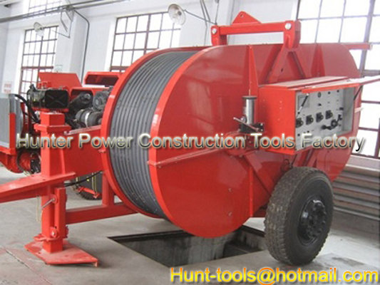 fit for laying cables and conductors Hydraulic cable wire tensioner