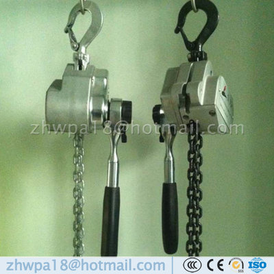 High duty Portable Manual Aluminum Alloy High Duty Chain Hoist/Block