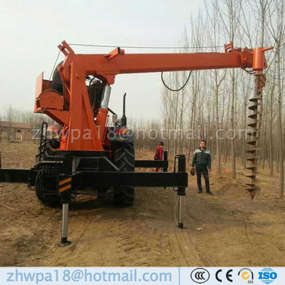 Manufacture Solar Pit Drilling Machine Pole Erection