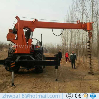 Manufacture Solar Pit Drilling Machine Pole Erection
