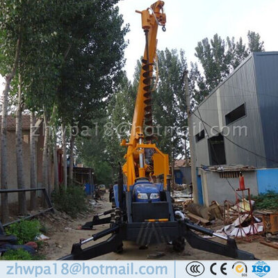 High duty Pole Erection Machine Auger Crane
