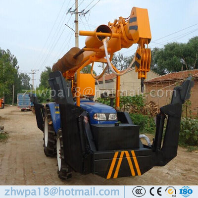 High duty Pole Erection Machine Auger Crane