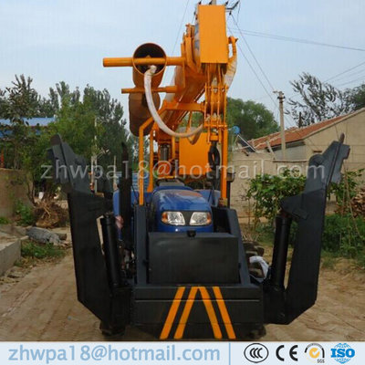 Best price Post Hole Digger and Pole Crane Tractor Mounted Crane