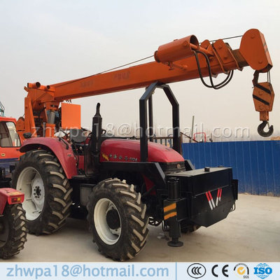 Best price Post Hole Digger and Pole Crane Tractor Mounted Crane