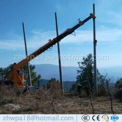 Competitive price Pole Erection Machine Tractor Mounted Crane