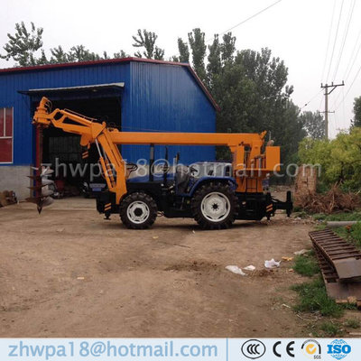 Heavy duty Pole Erection Equipment 360' Tractor Mounted Cranes