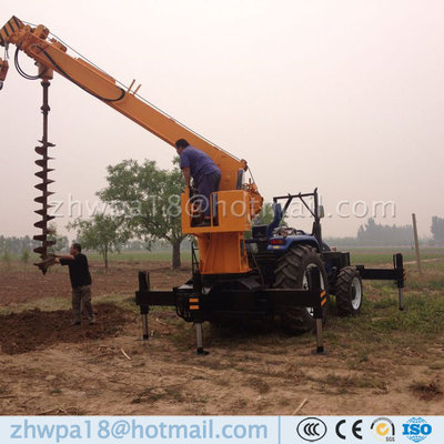 China supplier tractor auger drilling Hydraulic digging machine