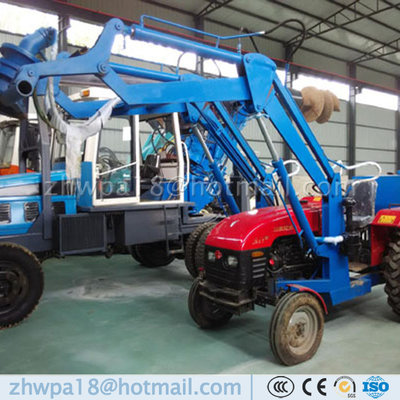 Best price 4 wheel tractor mounted hole digger Tractor with Auger