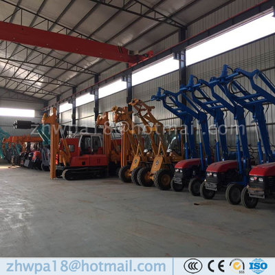 Best price 4 wheel tractor mounted hole digger Tractor with Auger