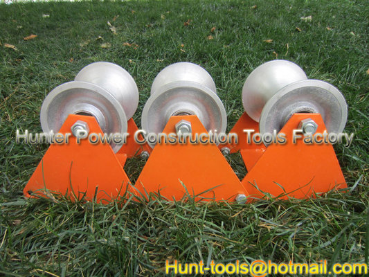3 Rollers Manhole Frame with Aluminum roller body