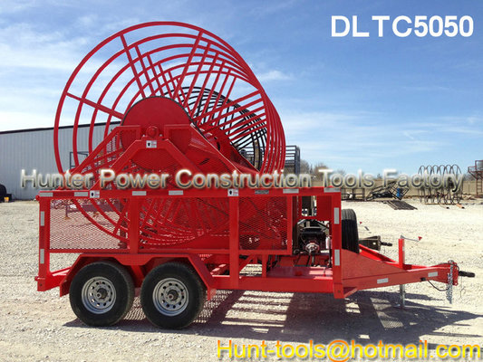 Self Loading Cable Trailer Cable and Pipe Laying Equipment