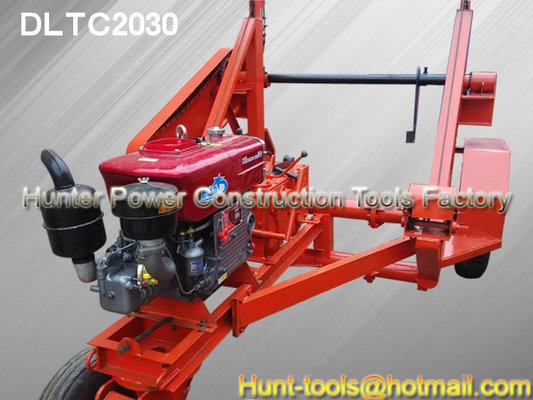 drum-trailer Turret-Cable-Reel-Trailers Cable to site trailers