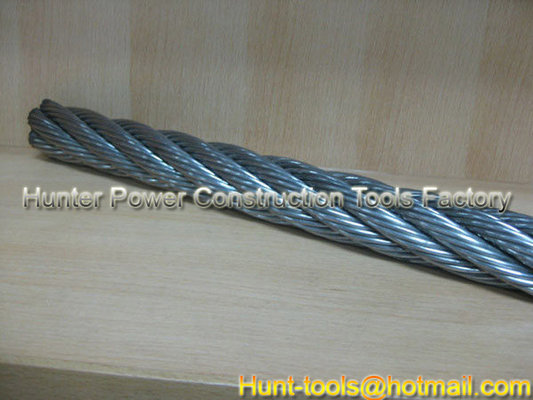 Anti-twisting Braided Galvanized Steel Wire Rope 12strand braided