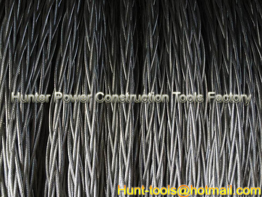 Anti-twisting Galvanized Steel Wire Rope with spliced eyes at ends