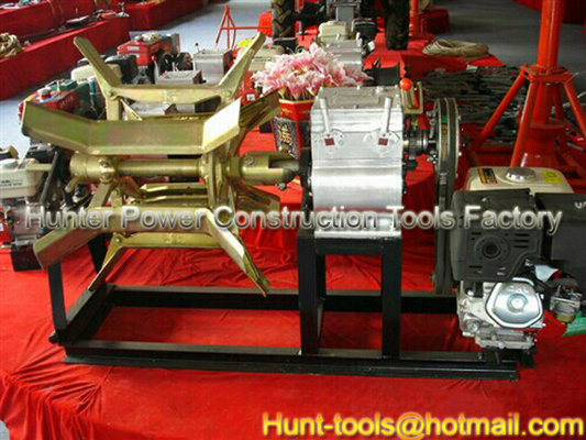 Gasoline engine power Cable Pulling Winches Cable Pull Assist Winch