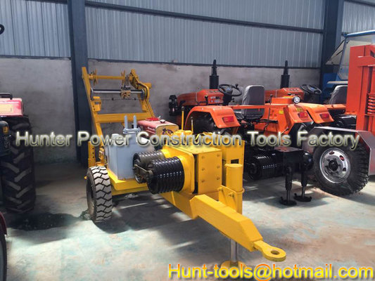 Gasoline engine power Cable Pulling Winches Cable Pull Assist Winch