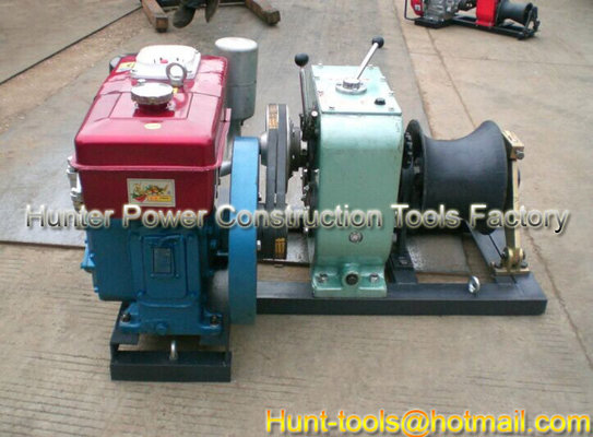 Heavy Duty Cable Pulling Winch Machine Cable Laying Equipment