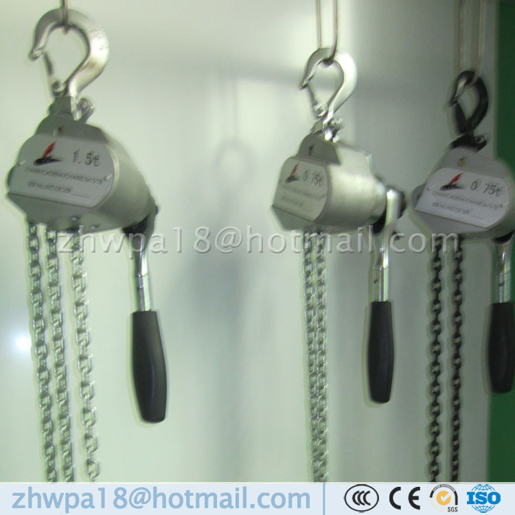 Competitive price Aluminum chain lever hoist manual chain