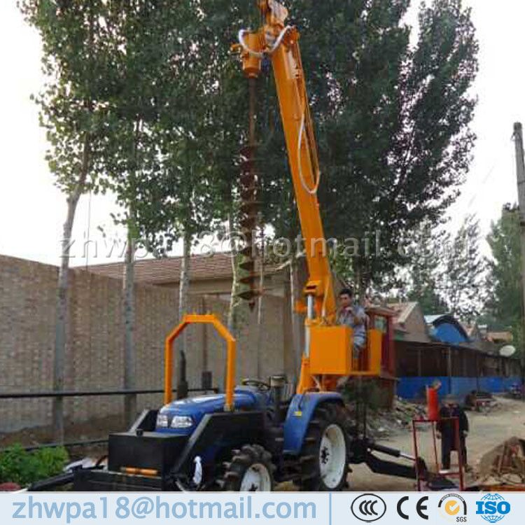 Manufacture Solar Pit Drilling Machine Pole Erection