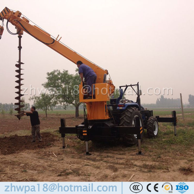 China supplier tractor auger drilling Hydraulic digging machine