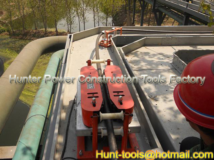 Cable conveyers petrol engine Cable Blowing Machine