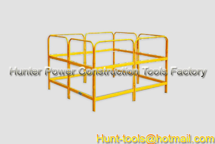 Telstra Approved Yellow Manhole Pit Barrier Guard Fence
