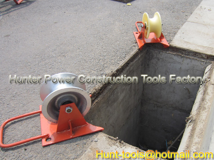 Trench Roller Cable Laying Rollers used for well cables