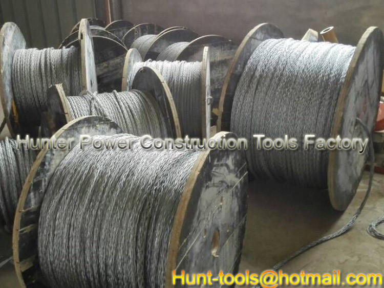 Galvanized steel Anti-twisting Pilot Rope Pulling rope