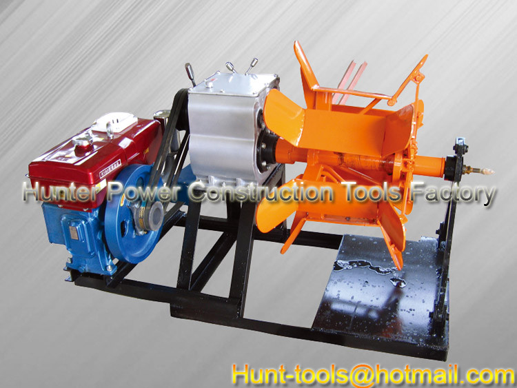Gasoline engine power Cable Pulling Winch Machine