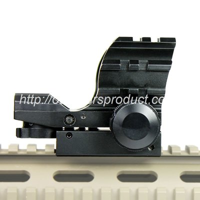 Holographic Tactical Red / Green 4 Reticles Dot Scope & laser sight
