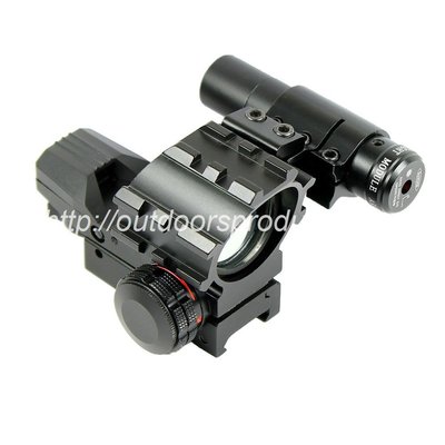 Holographic Tactical Red / Green 4 Reticles Dot Scope & laser sight
