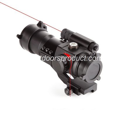 1x32 Red and Green Dot Sight Rifle Scope with Laser