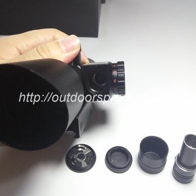 2.5-10X40E Rifle Scope Red/Green Dual illuminated with Red Laser