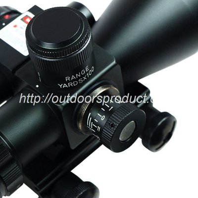 2.5-10X40E Rifle Scope Red/Green Dual illuminated with Red Laser