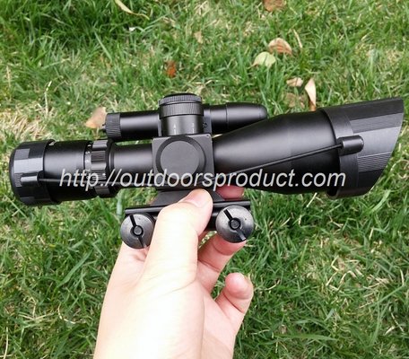 2.5-10X40E Riflescope R/G Illuminated with Green Laser