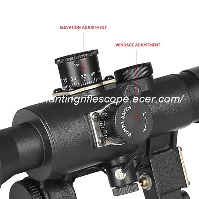 SVD 4x26 Red Illuminated AK Rifle Scope