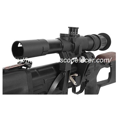 SVD 4x26 Red Illuminated AK Rifle Scope