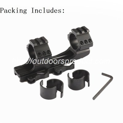 Tri-Side Rail 25.4mm/30mm Cantilever Scope Mount Quick Release