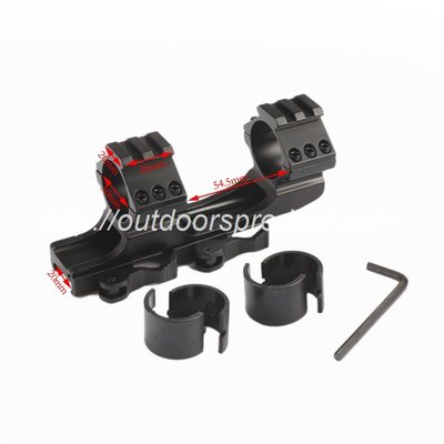 Tri-Side Rail 25.4mm/30mm Cantilever Scope Mount Quick Release