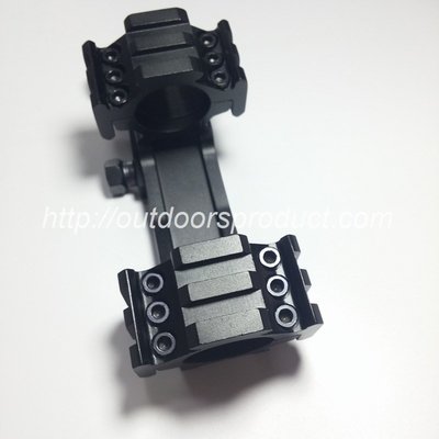 3 Side Rail 20mm Double Ring Picatinny Mount for Rifle Scope