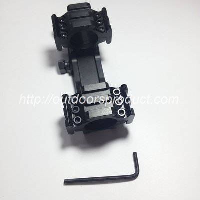 3 Side Rail 20mm Double Ring Picatinny Mount for Rifle Scope