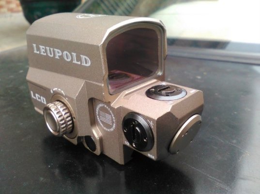 TAN Holographic LEUPOLD LCO Style Red Dot Sight