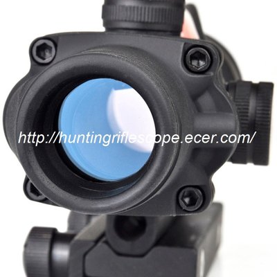 Tactical Sight ACOG Type 1X32 Red Dot Sight Scope with Illumination Source Fiber