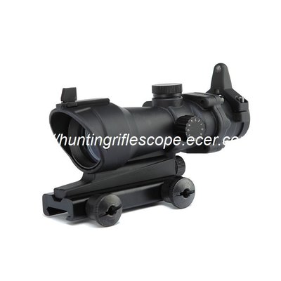 Trijicon ACOG 4X32 Fiber Source Red Illuminated Scope black color Tactical Hunting Riflescope