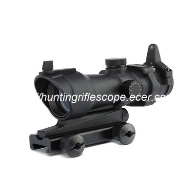 Trijicon ACOG 4X32 Fiber Source Red Illuminated Scope black color Tactical Hunting Riflescope