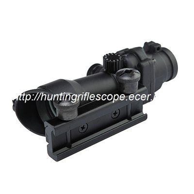 Trijicon ACOG 4X32 Fiber Source Red Illuminated Scope black color Tactical Hunting Riflescope